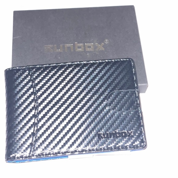 Bags | Runbox Minimalist Slim Wallet For Men With Money Clip Rfid ...